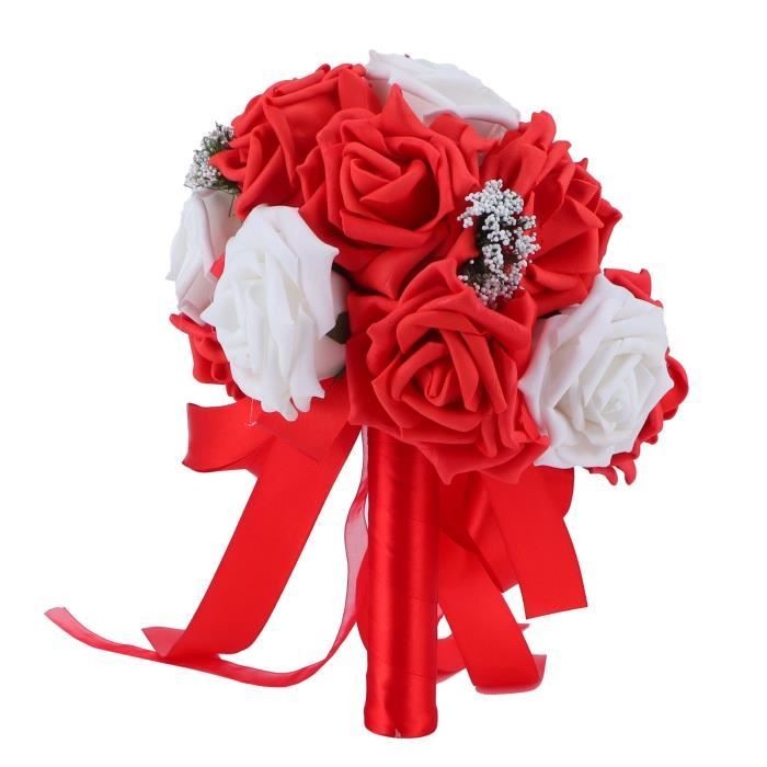 Zerone Bouquet artificiel Bouquet de mariée bouquet de fleurs ...