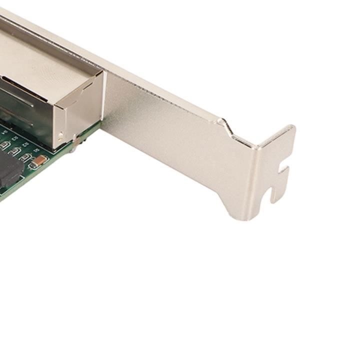 Duokon Carte d'interface réseau Gigabit Ethernet PCIe X1 à 4 ports ...