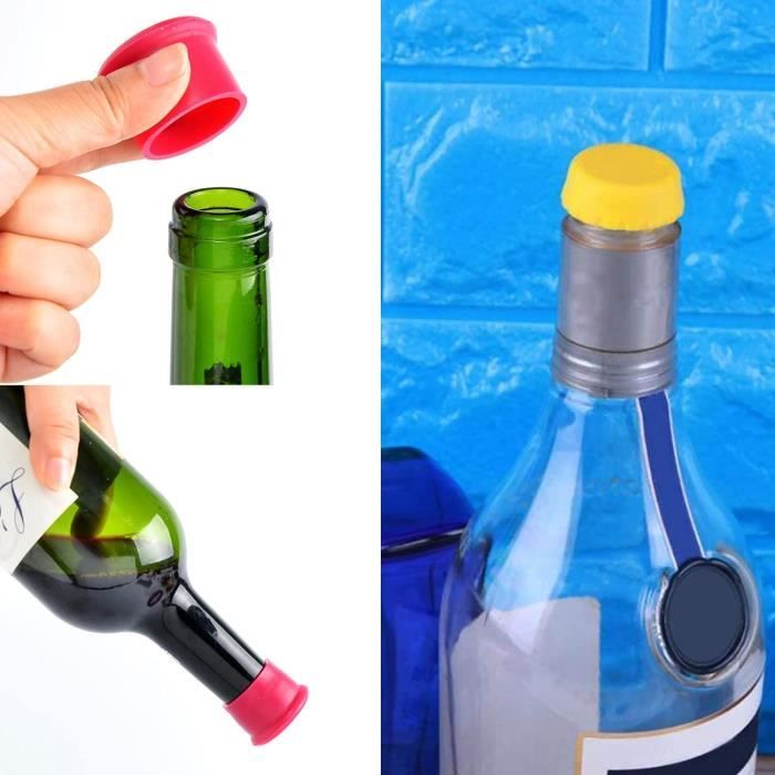 Bouchons de Couronne en Silicone,Bouchons Bière Boisson Silicone ...
