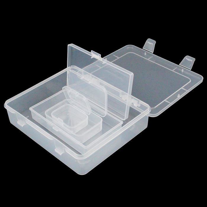 Lot de 7 Mini boîtes de Rangement rectangulaires vides en Plastique ...