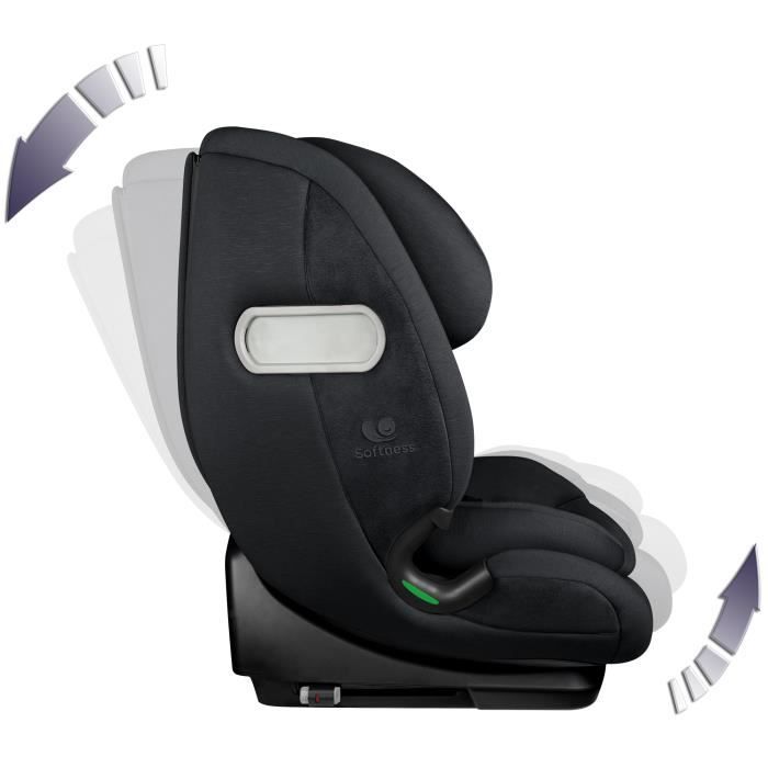 RENOLUX Siège auto OLYMP Gr 1/2/3 Isofix i-size Softness® - Carbon ...