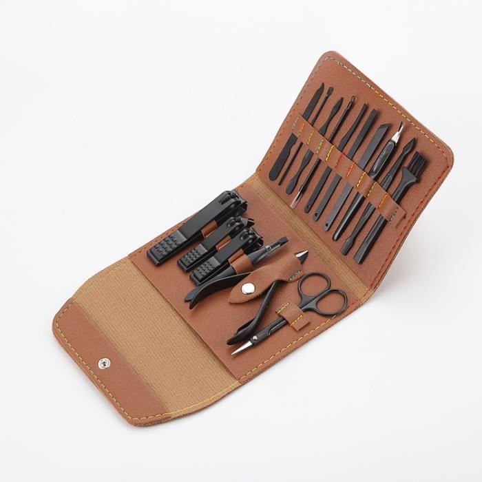 2PC-Coupe Ongle Professionnel Coupe Cuticule Acier Inoxydable - Trousse ...