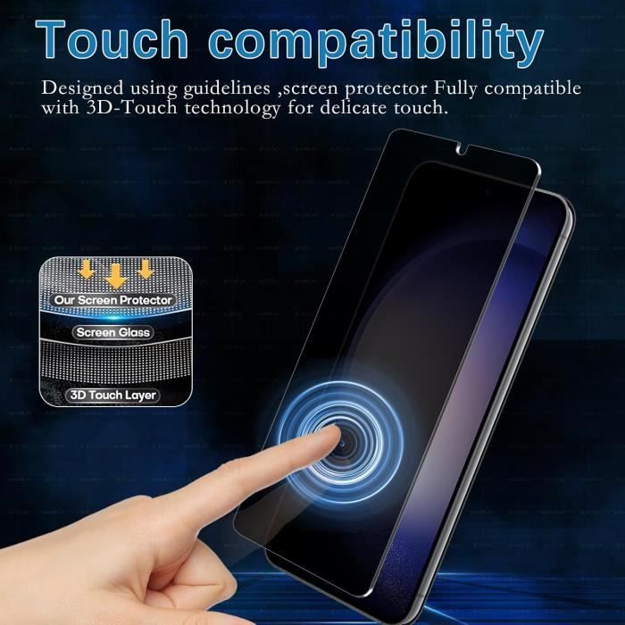 [2 2 Pièces] Verre Trempé Anti Espion Pour Samsung Galaxy S23 5g Film