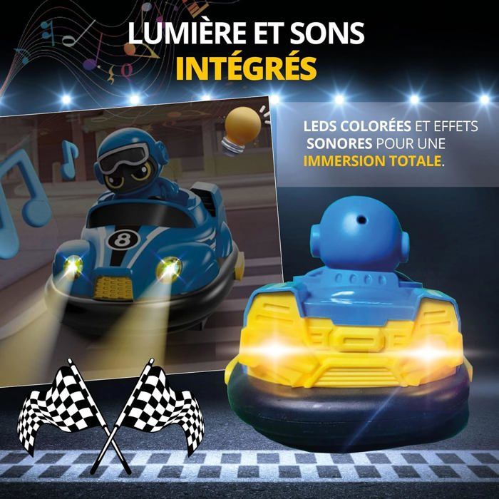Voitures auto-tamponneuses télécommandées - SWROSE -Auto-tamponneuses ...