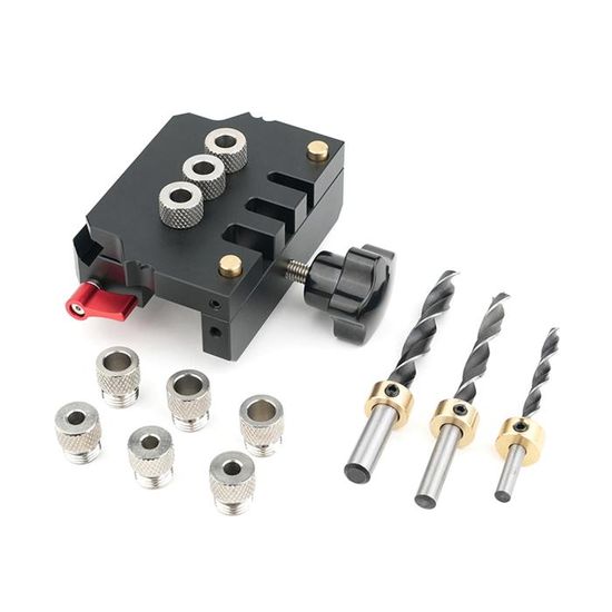 Kit de Gabarit de Goujonnage à Centrage Automatique, Guides de Perçage ...