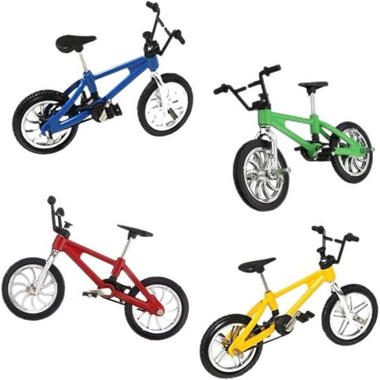 4Pcs Doigt Vélo Mini Finger Bikes Modèle Miniature VéLo Jouet pour ...