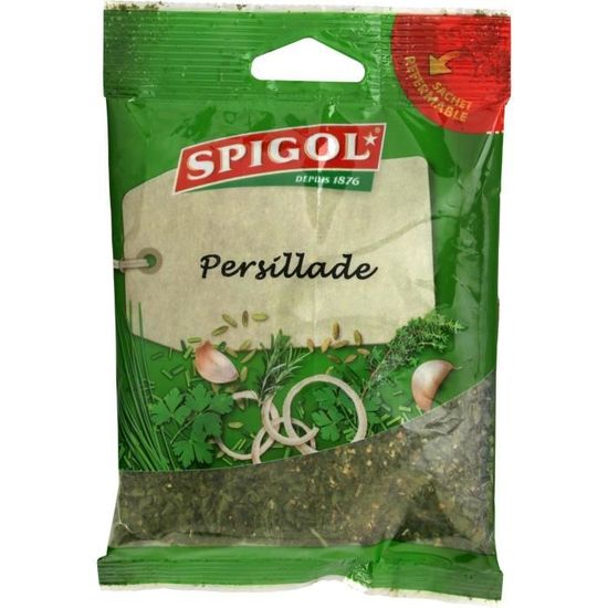 LOT DE 6 - SPIGOL - Persillade - Herbes - sachet de 50 g - Cdiscount Au ...