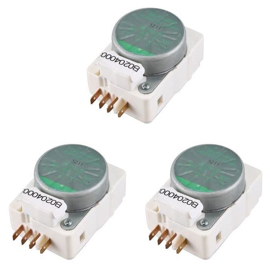 3X Minuterie de Dégivrage Mécanique pour Pièces de Réfrigérateur ...
