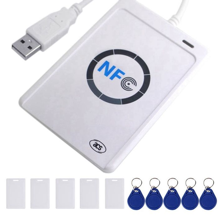 Lecteur NFC ACR122U USB Sans Contact Graveur de Carte IC Intelligente ...
