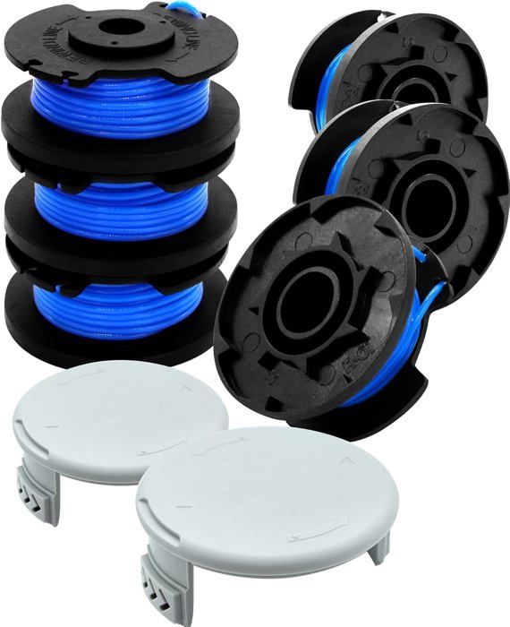 Bobine Fil Coupe Bordure pour Ryobi Coupe-Bordures One+18V, 24V et 40V, 6 Bobine de Fil ...