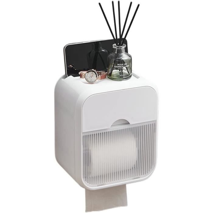 Porte Papier Toilette Abs Avec Tiroir De Rangement Porte Rouleau ...