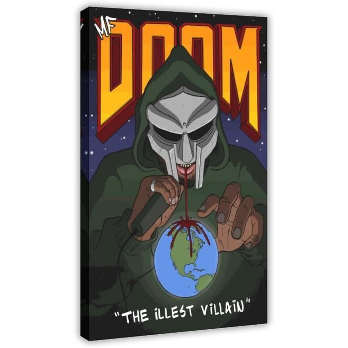 Affiche En Toile De Couverture D'Album Mf Doom, Impression D‘Art Mural ...