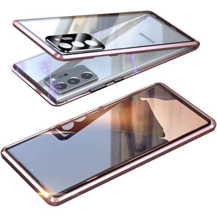 Coque Samsung Galaxy Note 20 Ultra 5G Adsorption Magnétique Caméra Arrière Protecteur Double ...