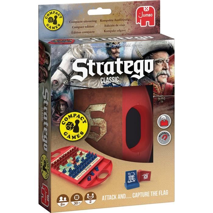 Jumbo jeu de stratégie Stratego Compact junior 16 x 24 cm - Cdiscount Jeux - Jouets