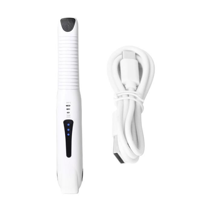 Mini Lisseur Cheveux, Fer à friser Sans Fil, en céramique Pour Femme ...