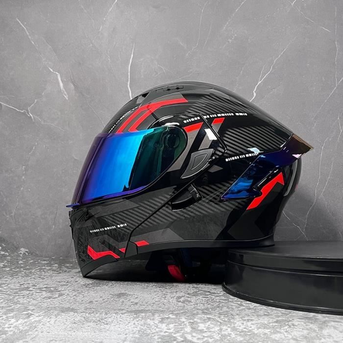 D'expériences de moto modulables à double visière,casque intégral ...