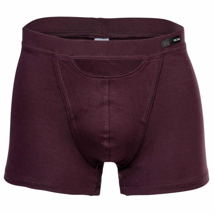 Caleçon Homme - HOM - uni - Rouge foncé - Rouge - Coton Rouge foncé ...