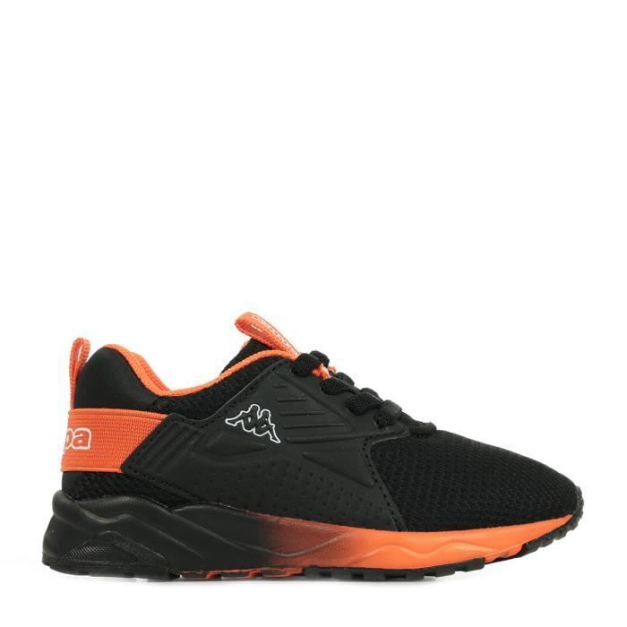 Baskets Kappa San Puerto Black / orange - Cdiscount Chaussures