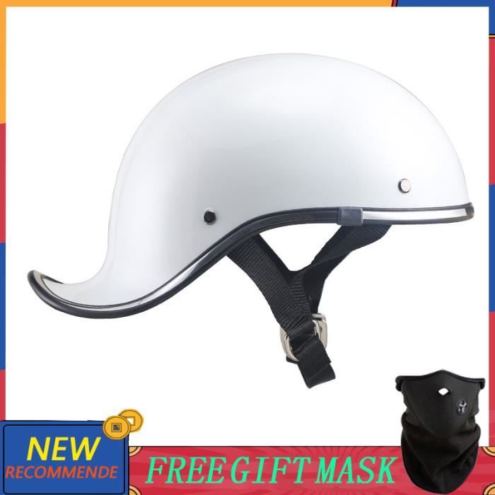 RUMOCOVO® Casque de moto de Style japonais, demi casque de Motocross ...