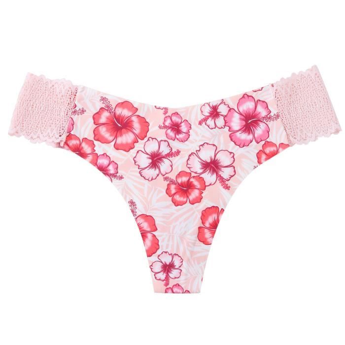 Culotte Slip Culotte Sexy En Dentelle à Fleurs Pour Femmes Taille Basse