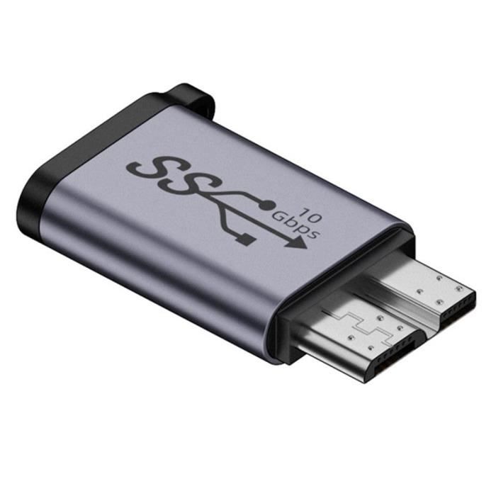 Micro Usb 3.0 Connecteur Usb C Vers Micro Usb 3.0 10Gbps Data Power ...