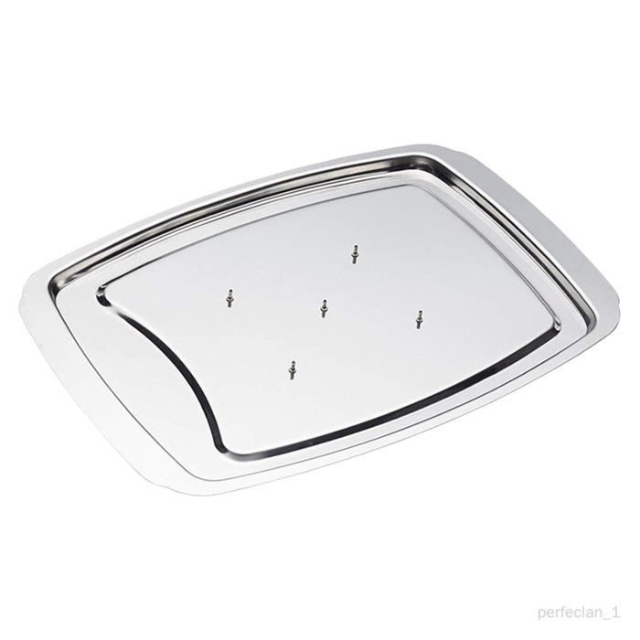 Plateau de cuisson en acier inoxydable rôtissoire récipient alimentaire ...
