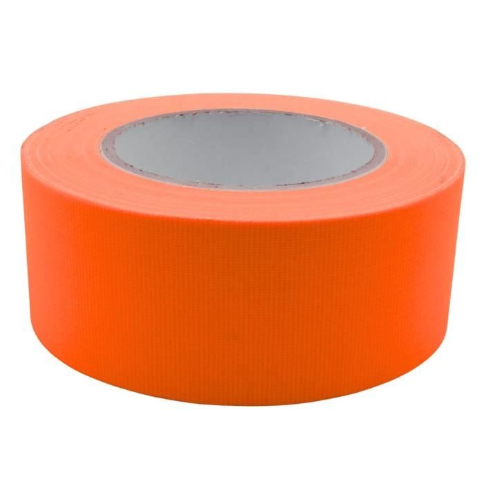 Uv Floor - Gaffer Adhésif Orange Fluo 50Mm X 25M - Gaffer Qualité ...