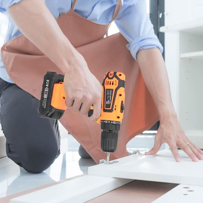 VINGVO perceuse au lithium Perceuse électrique au lithium portative à ...