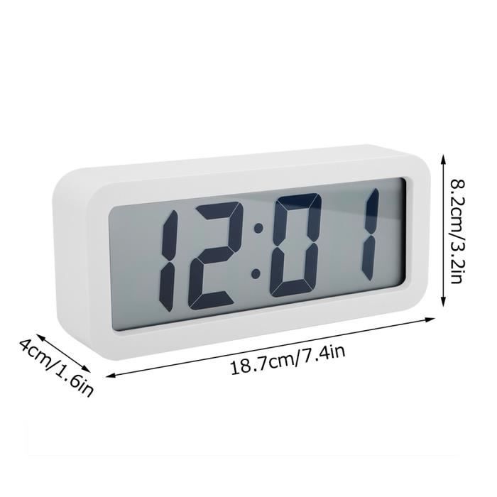 Vvikizy réveil numérique Réveil de Table musical électronique numérique ...