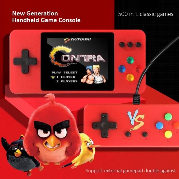 Rouge avec gamepad - Console de jeux vidéo rétro de nouvelle génération ...
