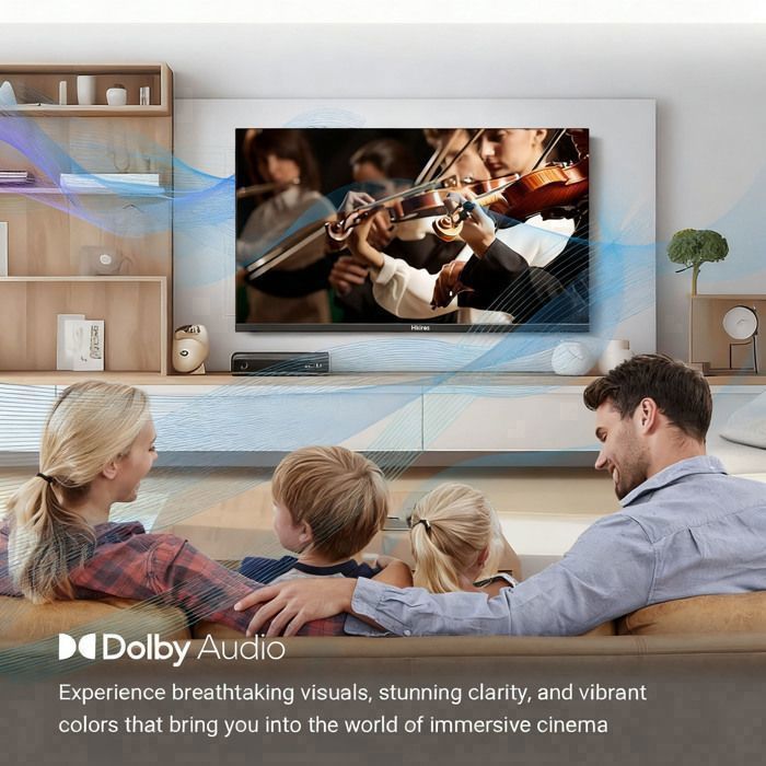 TV LED -Hikers HD 40' (101 cm) Smart TV VIDAA- Netflix, Prime Video ...
