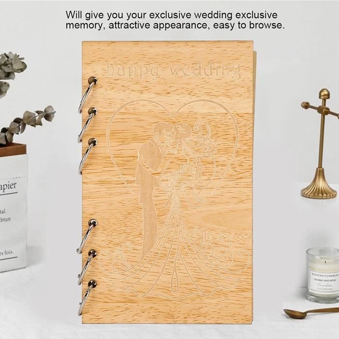 Livre d'or de Mariage, Cadeau mémorable de cahiers de Message de ...