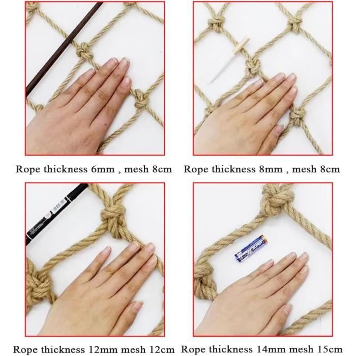 Filet De Corde En Jute Pour La Décoration Des Rampes,Filet De ...