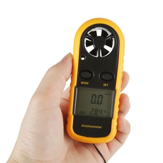 Anémomètre Digital anemometer, portable hand anemometer wind speed ...