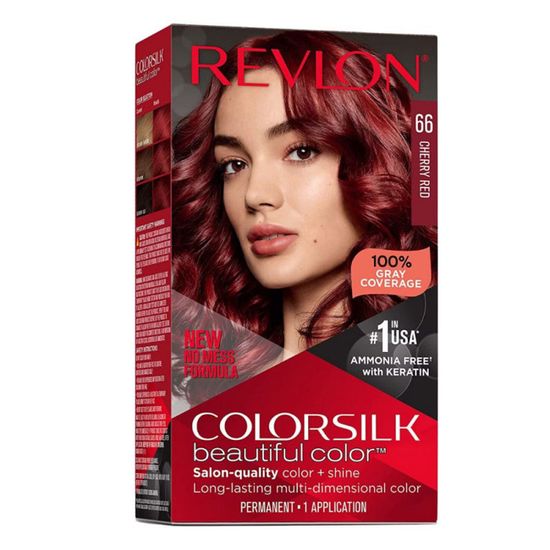 Coloration cheveux Colorsilk - 66 rouge cerise - Cdiscount Au quotidien
