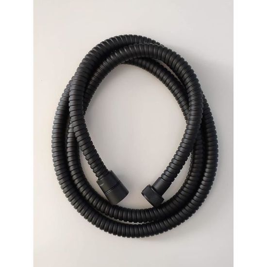 Roger Flexo douche en acier inoxydable noir mat (1,5m)222 - Cdiscount ...