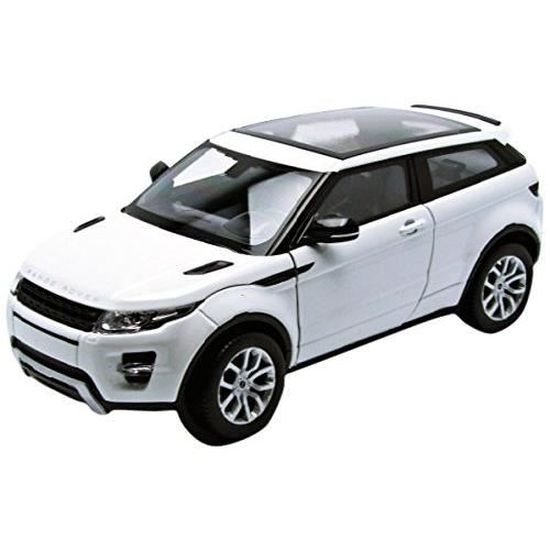 Voiture miniature Land Rover Range Rover Evoque - Coupé - Blanc - WELLY ...