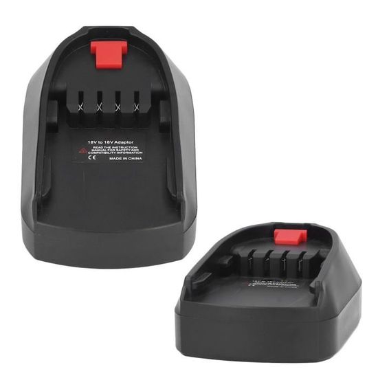 FHE Convertisseur d'adaptateur pour BAT618 Batteries Li Ion 18V Outil ...