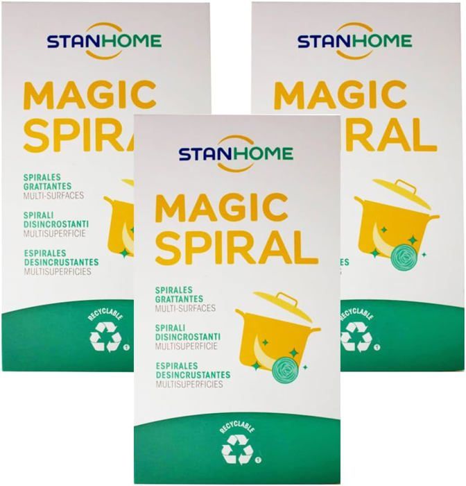 Magic Spiral Tampon En Acier Inoxydable, Nana Enlève La Graisse ...