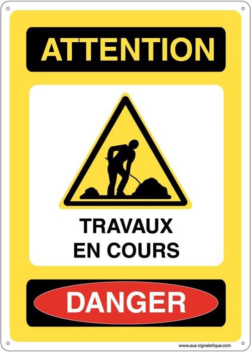 Panneau De Signalisation En Pvc Rigide Et Compact 1.5 Mm. (315 X 440 Mm ...