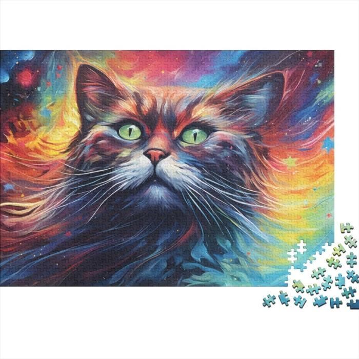 Dessin Animé Chat Puzzles Adulte Puzzle 500 Pieces Chaton Adultes Et ...