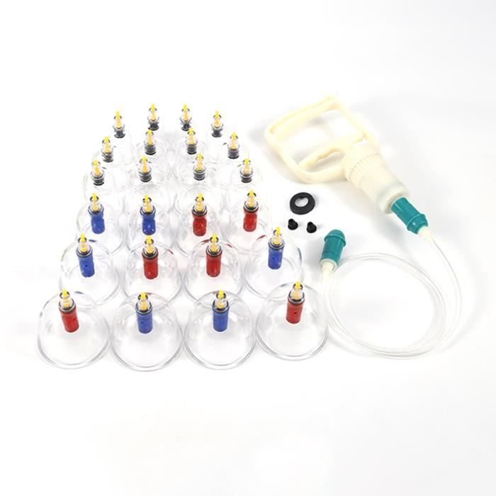 Coffret 24 Cupping Ventouse kit tool Traditional Chinese Medical Vacuum ...