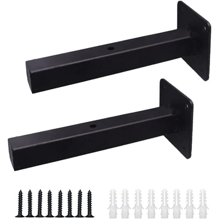 AJW-Equerre Etagere 2 Pièces Etagere Murale Fixation Invisible Equerre ...