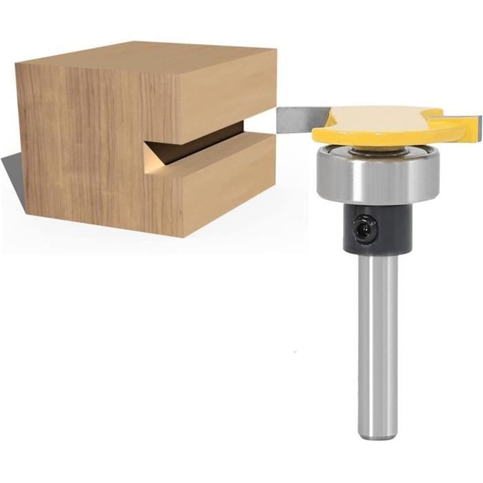 Fraise À Rainurer En T, Tige De 6 Mm 1-4 Tige Poignée Ceinture Portant La Fraise En T Fraise À ...