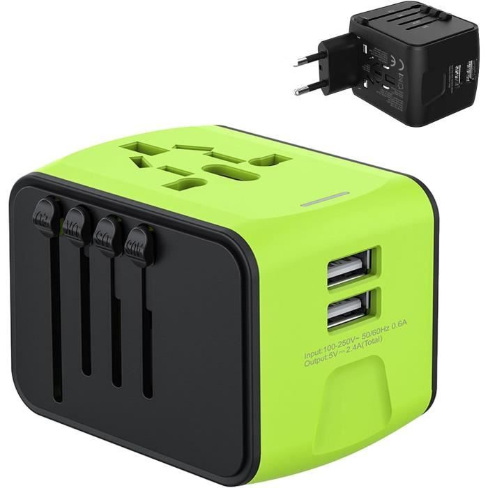 Adaptateur De Conversion Multifonction Adaptateur De Voyage Universel Prise D Alimentation
