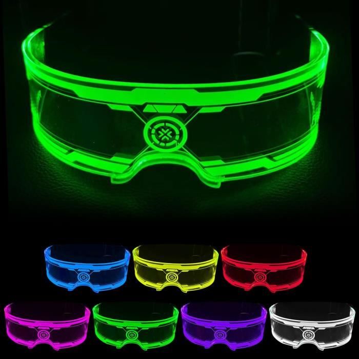 Lunette Led,Cyberpunk Lunettes Lumineuses Led,Lunettes Cyberpunk Led ...