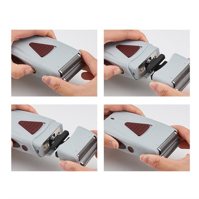 MSA Tondeuse À Barbe Électrique Alternatif Rasoir Rechargeable Usb Pour ...