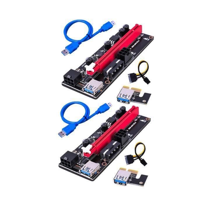 Star-Module d'extension pcie Carte Riser PCI-E 008s 4Pin Express USB 30 ...
