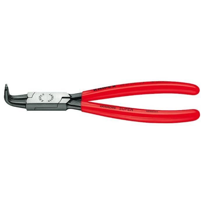 Pince pour circlips - Knipex - 44 21 J11 SB - 130 mm - Acier au chrome ...