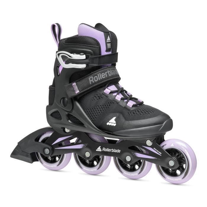 Rollers femme Rollerblade Macroblade 84 - Noir/Lavande - 36,5 - Glisse ...